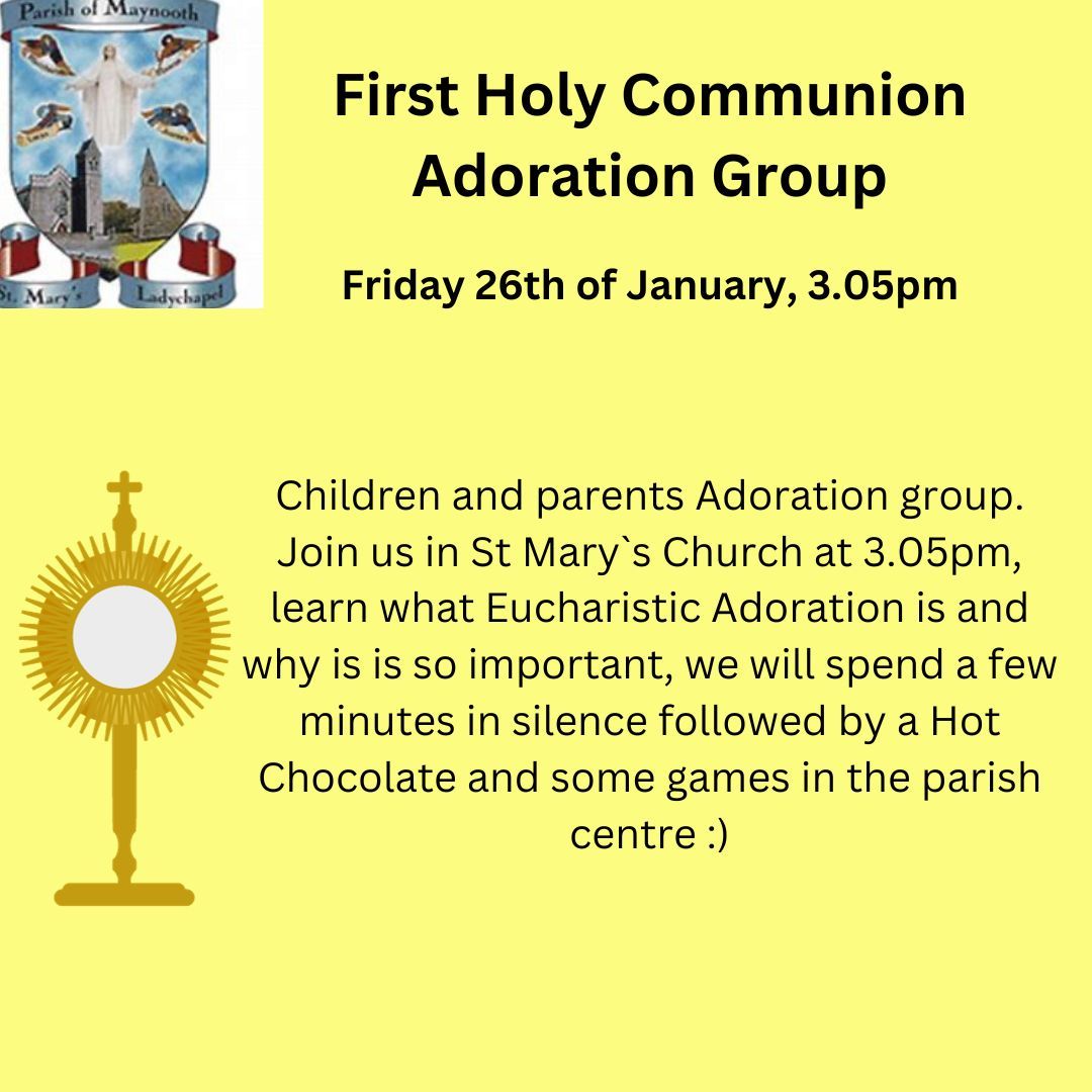 First Holy Communion Adoration Group – Maynooth Parish